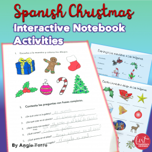 Spanish Christmas La Navidad Interactive Notebook Activities - Best ...