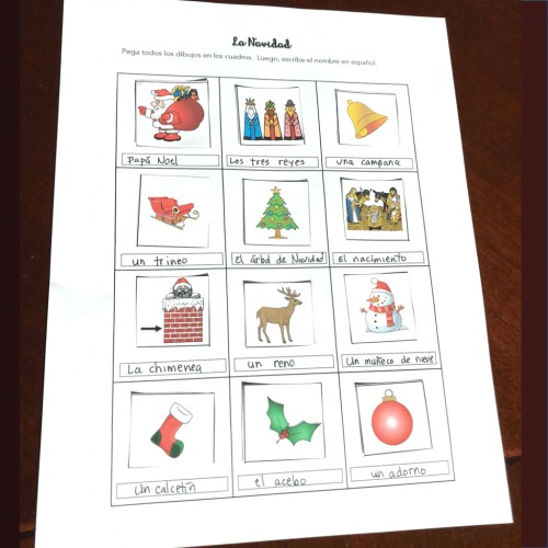 Spanish Christmas La Navidad Interactive Notebook Activities - Best ...