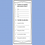 Spanish Gustar Interactive Notebook Activities