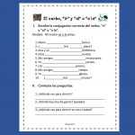Spanish Ir Interactive Notebook Activities and Student Handouts - Best ...