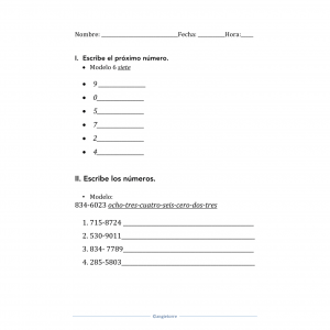 Spanish Numbers Los números Interactive Notebook Activities - Best ...