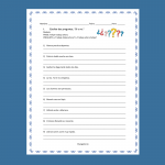 Spanish Questions Interactive Notebook Activities