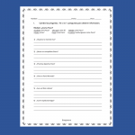 Spanish Questions Interactive Notebook Activities