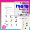 Spanish Preterite El pretérito Paired and Group Activities