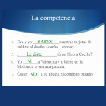 Spanish Preterite El pretérito Paired and Group Activities