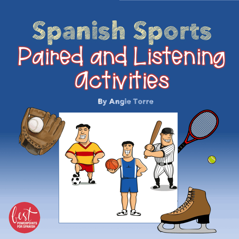 Spanish Sports Los deportes Paired and Listening Activities - Best ...