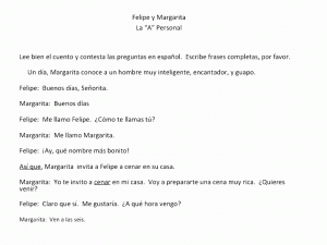 Spanish A Personal Activities and TPR Story - Best PowerPoints for ...