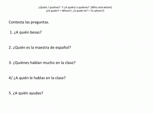 Spanish A Personal Activities and TPR Story - Best PowerPoints for ...