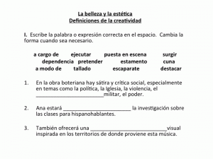 AP Spanish Vocabulary Practice for Triángulo aprobado: La belleza y la ...
