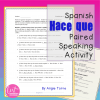 Spanish Hace Que Expressions Paired Speaking Activity