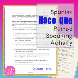 Telling Time in Spanish La hora Interactive Notebook Activities - Best ...