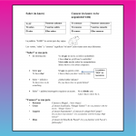 Spanish Saber conocer Group Speaking Activity Saber vs conocer