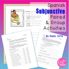 Spanish Subjunctive El subjuntivo Paired and Group Activities