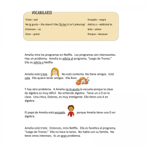 Spanish Sub Plans for Spanish One, Two, and Three