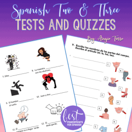 Spanish Two and Three Tests and Quizzes - Best PowerPoints for Spanish ...