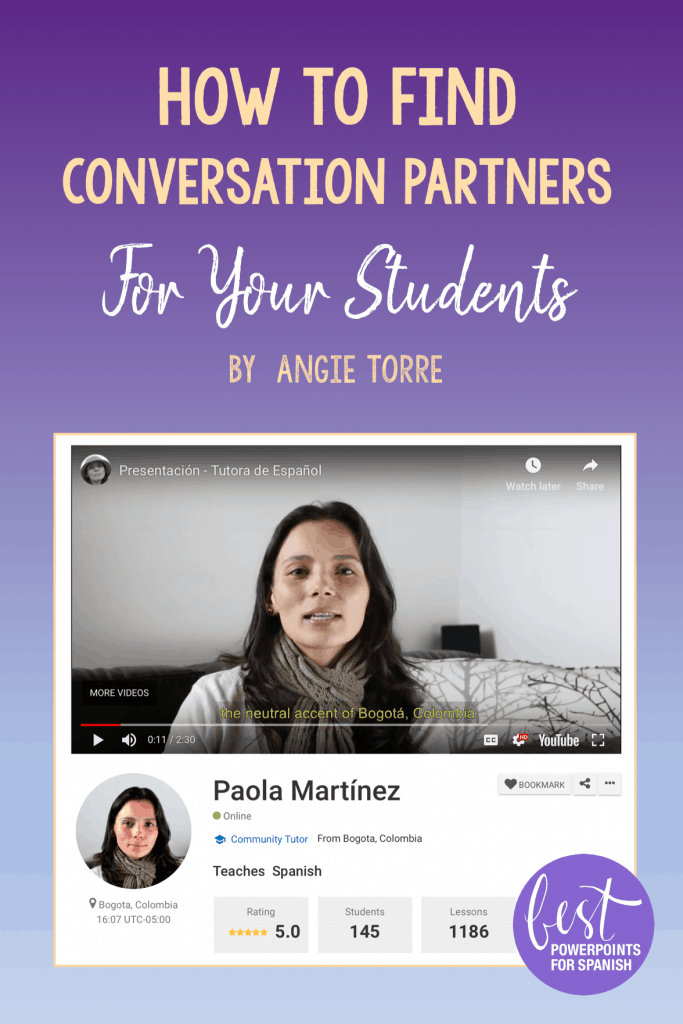 How to Find Conversation Partners for Your Students - Best PowerPoints ...