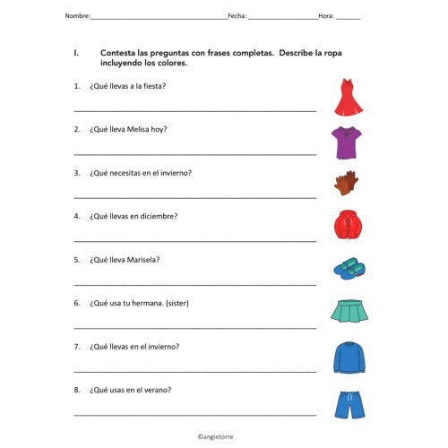 Spanish One Tests and Quizzes - Best PowerPoints for Spanish & French