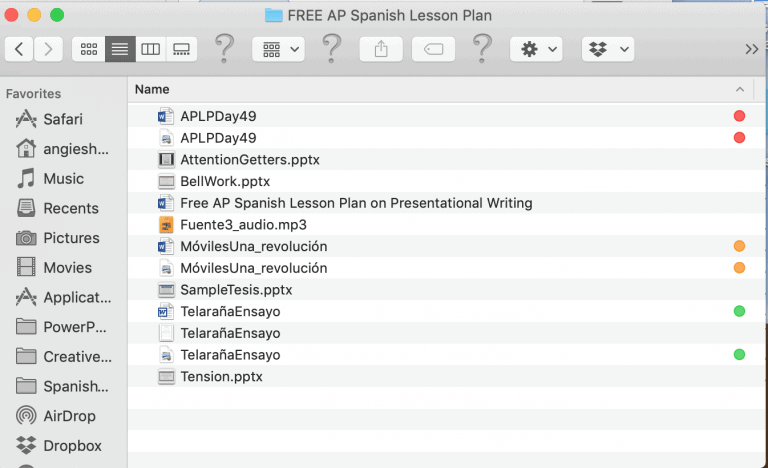Free AP Spanish Lesson Plan on Presentational Writing - Best ...