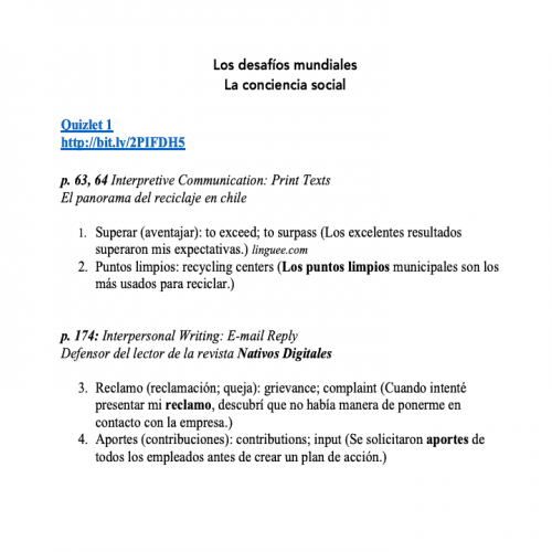 AP Spanish Vocabulary for Vista Higher Learning - Best PowerPoints for ...