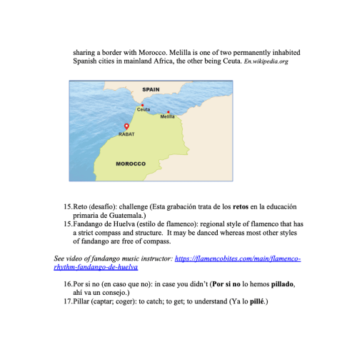 La belleza y la estética Vocabulary for AP Spanish: Vista Higher ...