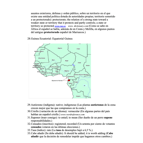 Las familias y las comunidades Vocabulary for AP Spanish - Best ...