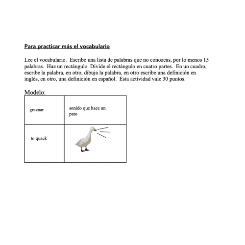 Las familias y las comunidades Vocabulary for AP Spanish - Best ...