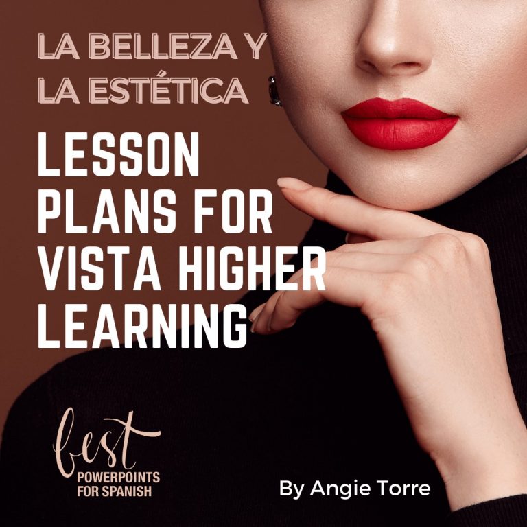La belleza y la estética No-Prep Lesson Plans for AP Spanish - Best ...
