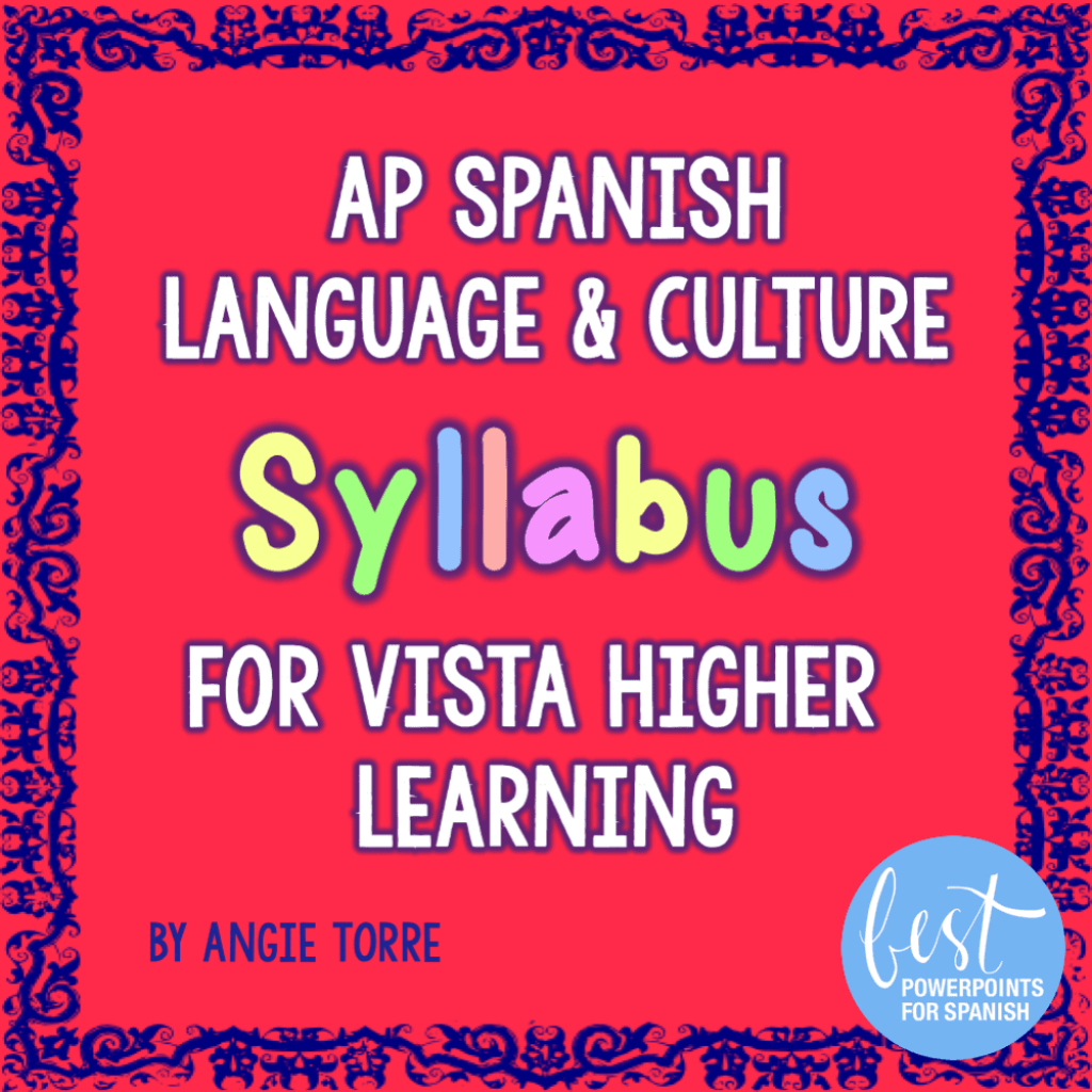 AP Spanish Language and Culture Syllabus for VHL - Best PowerPoints for ...