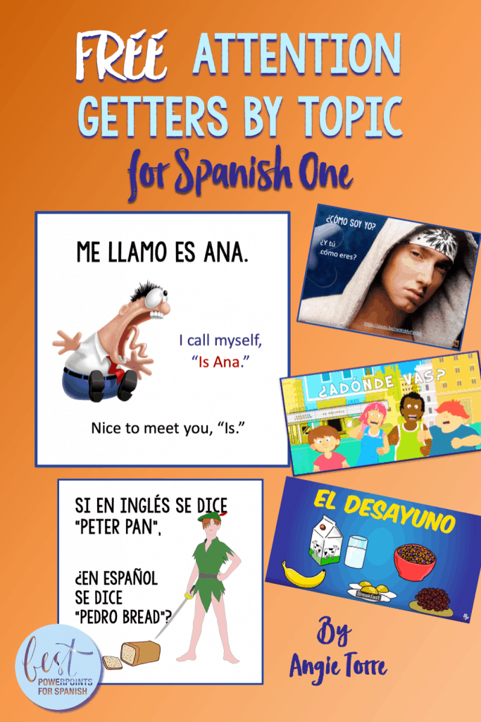 100 Free Attention Getters for Spanish One - Best PowerPoints for ...