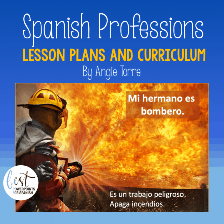 Spanish Professions Las profesiones y carreras Lesson Plans and ...