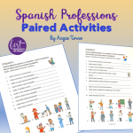 Spanish Professions Paired Activities - Best PowerPoints for Spanish ...