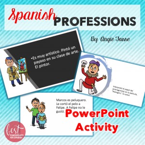 Spanish Professions Las profesiones Paired Activity Competition - Best ...