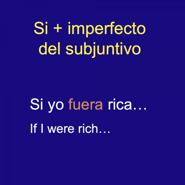 Spanish Imperfect Subjunctive Si-Clause PowerPoint - Best PowerPoints ...