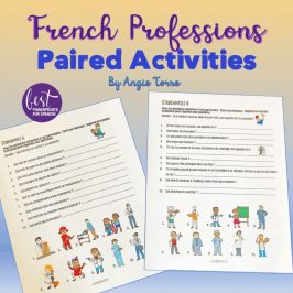 Les Métiers Paired Activities - Best PowerPoints for Spanish & French