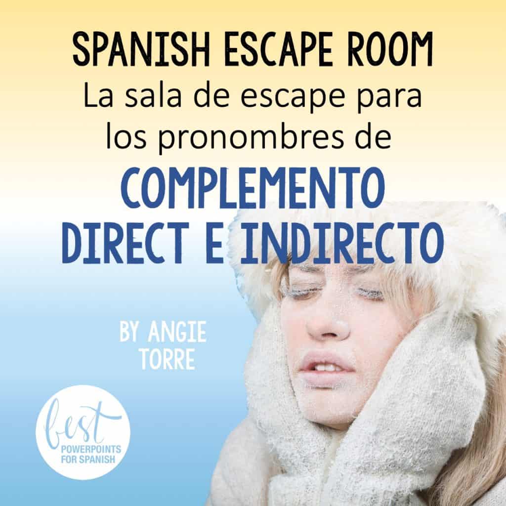 Spanish Direct and Indirect Object Pronouns Digital Escape Room - Best ...