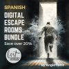 Spanish Digital Escape Rooms Bundle - Best PowerPoints for Spanish & French