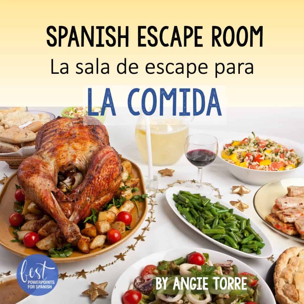 Digital Escape Room for Spanish Food and Drinks - Best PowerPoints for ...