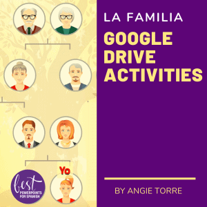 La familia Spanish Family Google Drive Activities - Best PowerPoints ...