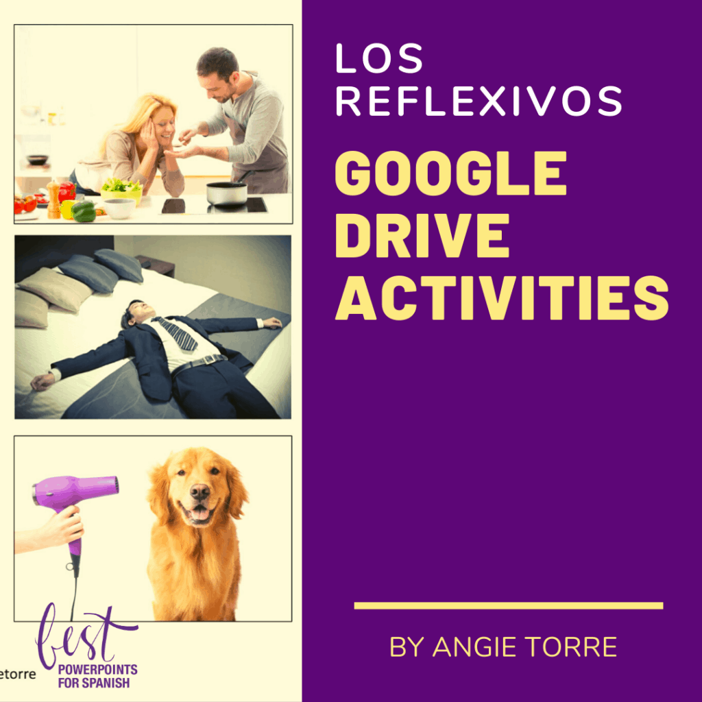 Spanish Reflexive Verbs and Daily Routine Google Drive Activities ...