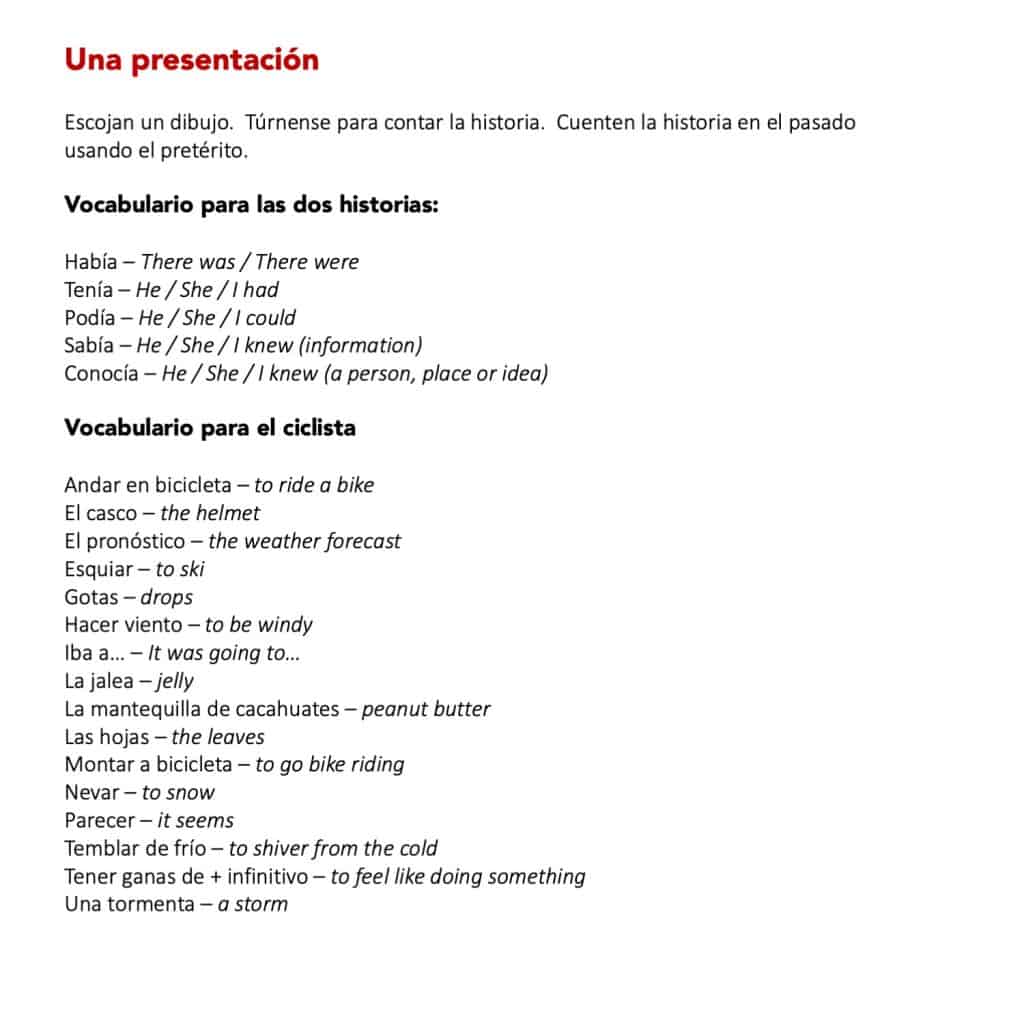 Spanish Preterite Tense Speaking Activity - Best PowerPoints for ...