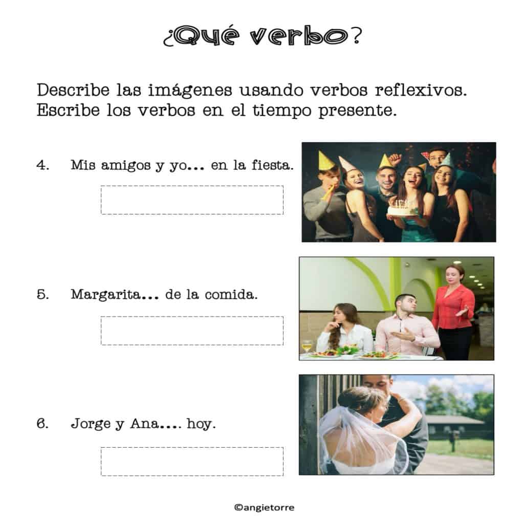 Spanish Reflexive Verbs and Daily Routine Google Drive Activities ...