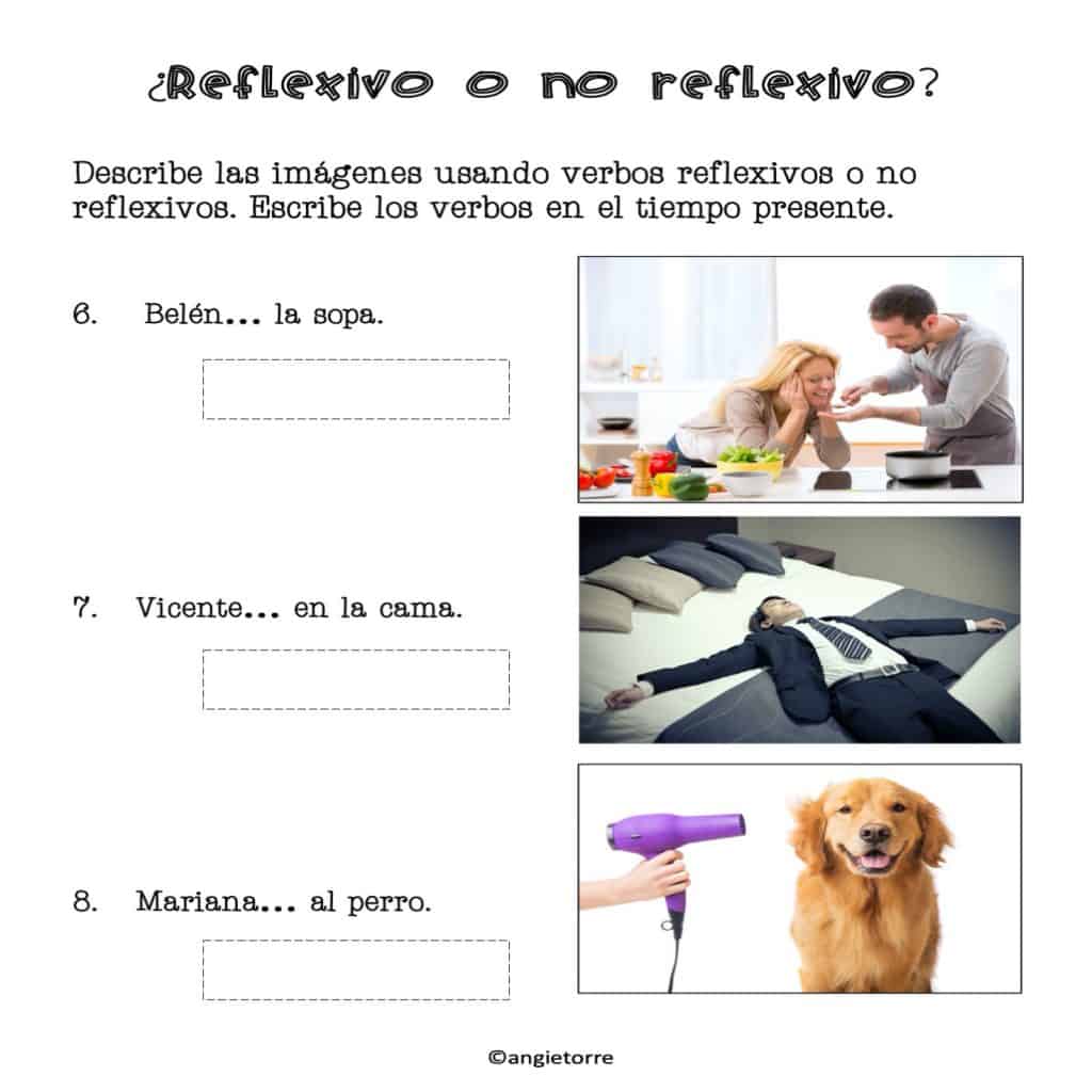 Spanish Reflexive Verbs and Daily Routine Google Drive Activities ...