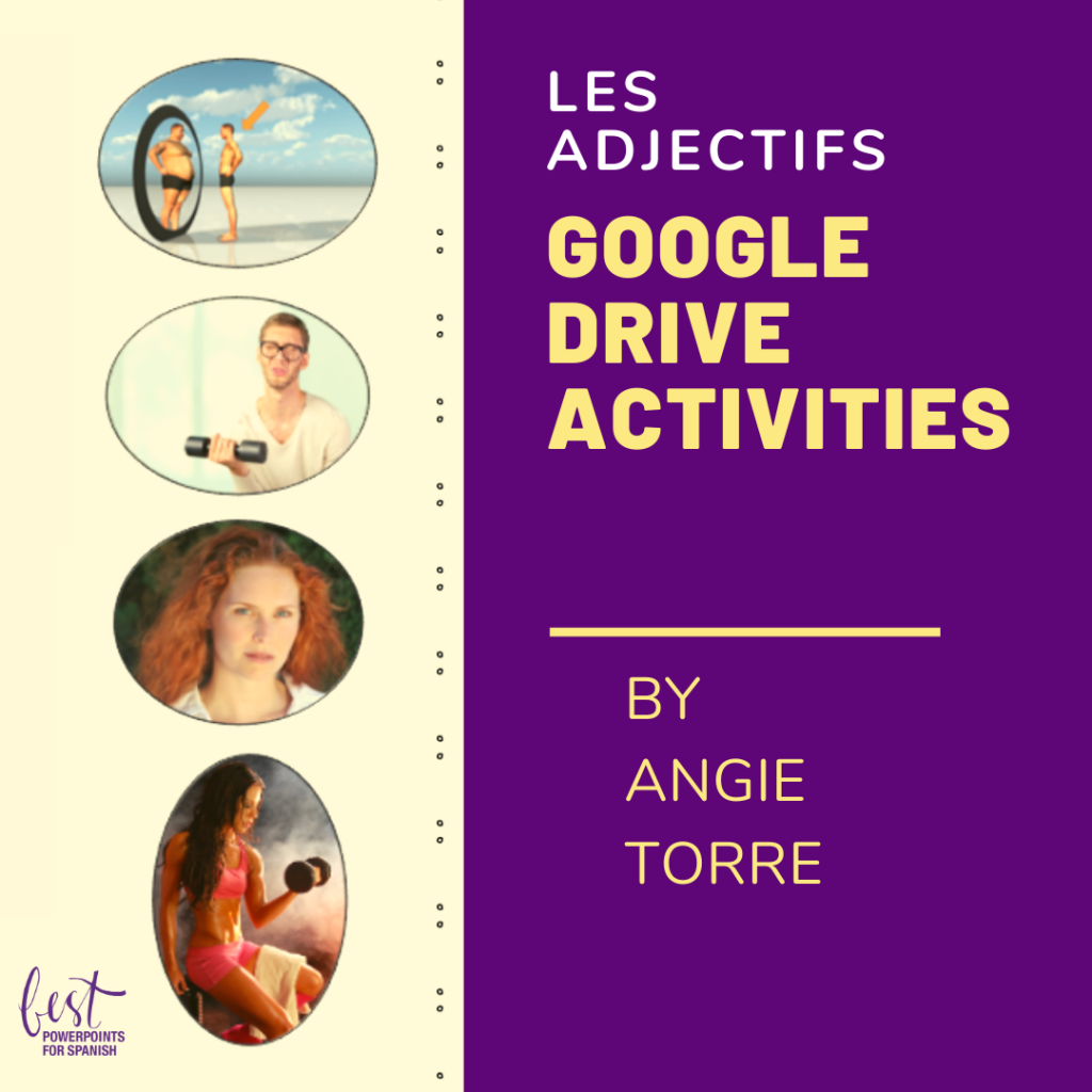 French Descriptive Adjectives Google Drive Activities - Best ...