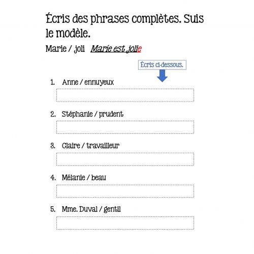 French Descriptive Adjectives Google Drive Activities - Best ...