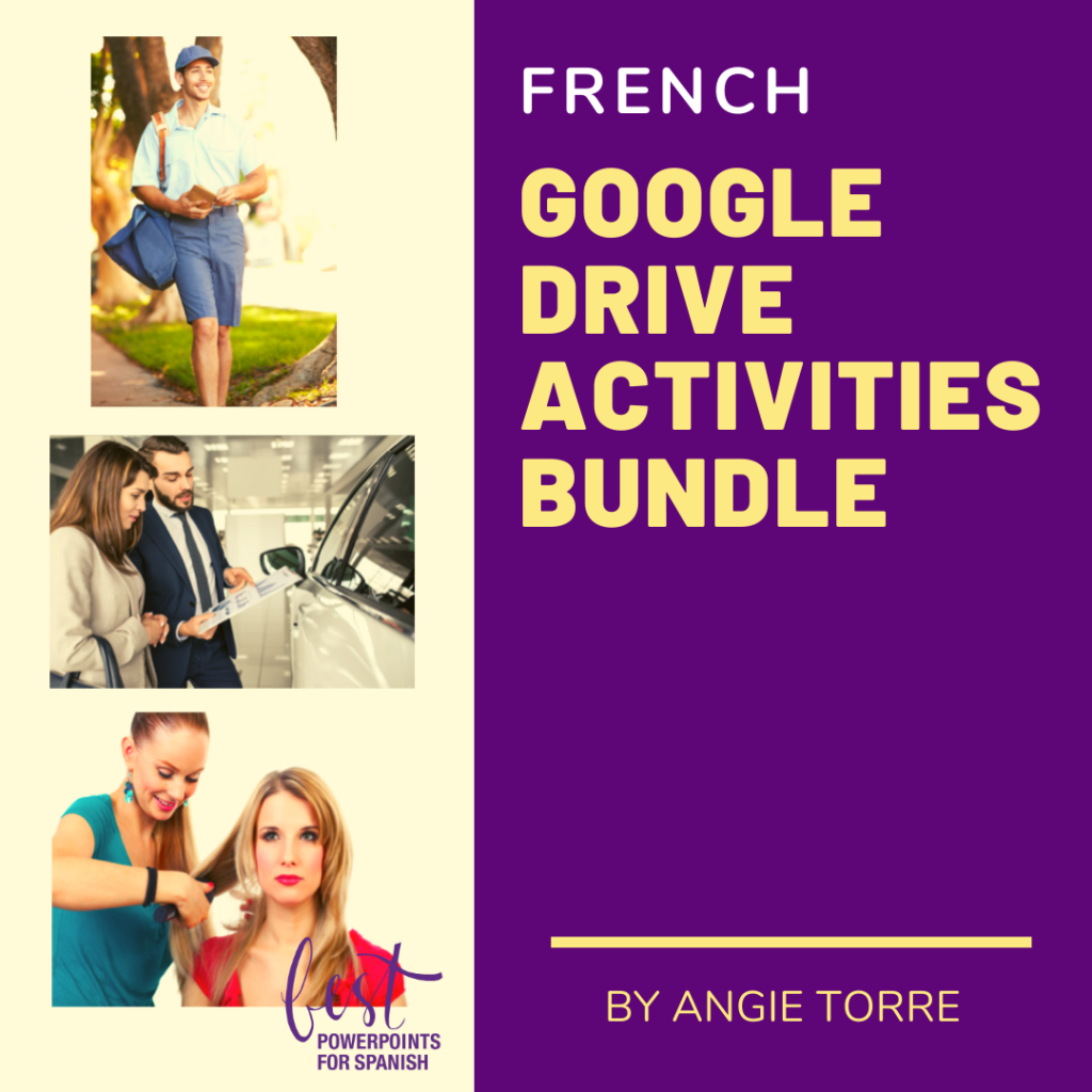 French Google Drive Activities Bundle - Best PowerPoints for Spanish ...