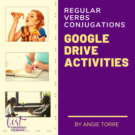 Spanish Present Tense Regular Verb Conjugations Digital Activities ...