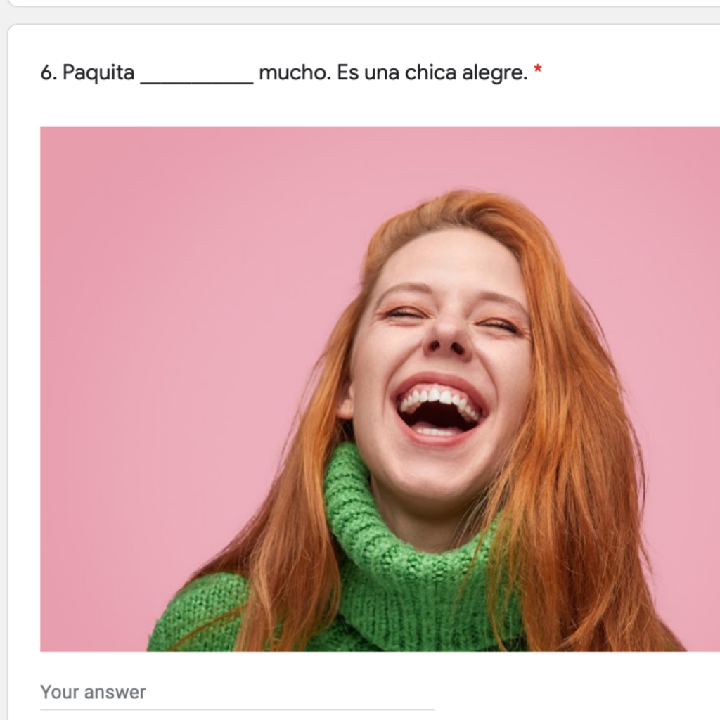 Spanish Autocorrecting Google Forms Activities | Assessments - Best ...