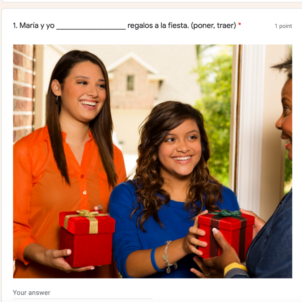 Spanish GO Verbs Google Forms Activity or Assessment - Best PowerPoints ...