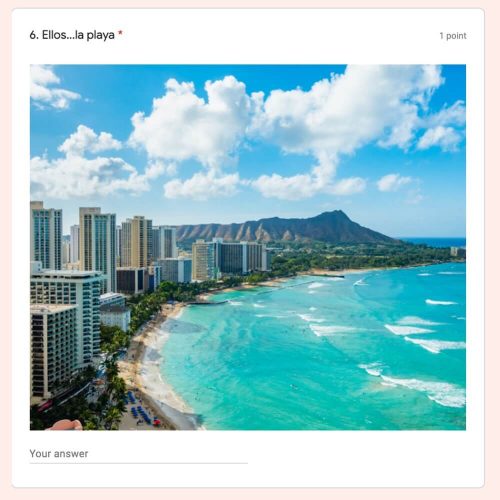 Spanish Verb IR + al and a la | No Prep Google Forms Activity or ...