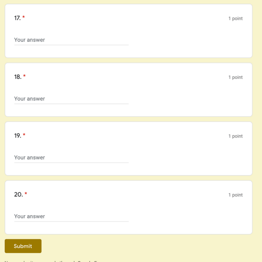 Spanish Numbers 0-100 Google Forms Digital Listening Activity - Best ...